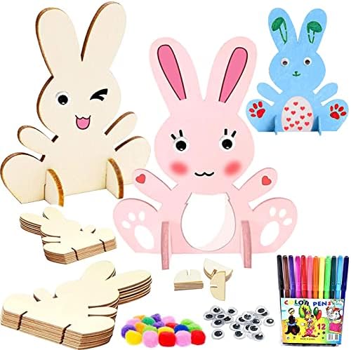 Proyecto de Pascua: Conejo de madera DIY para decorar tu hogar ...